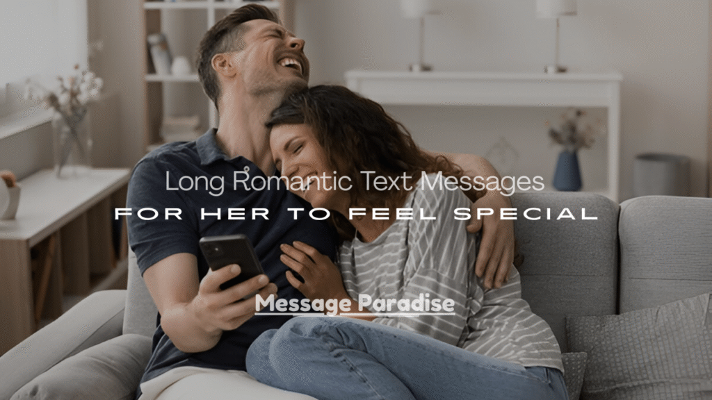 1000+ Long Romantic Text Messages for Her to Feel Special